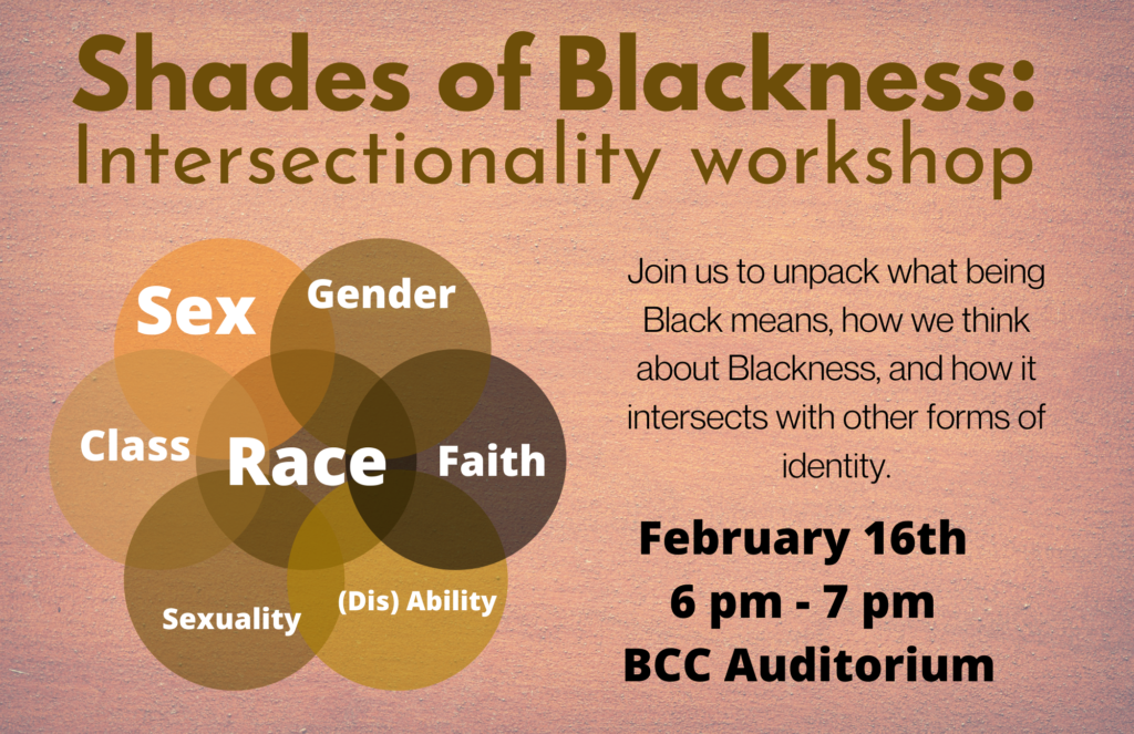 shades of blackness intersectionality workshop | Black Cultural Center ...