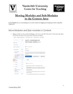 Moving Modules | Brightspace | Vanderbilt University