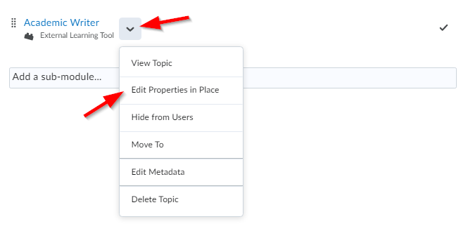 Setting Up APA Academic Writer in your Course | Brightspace ...