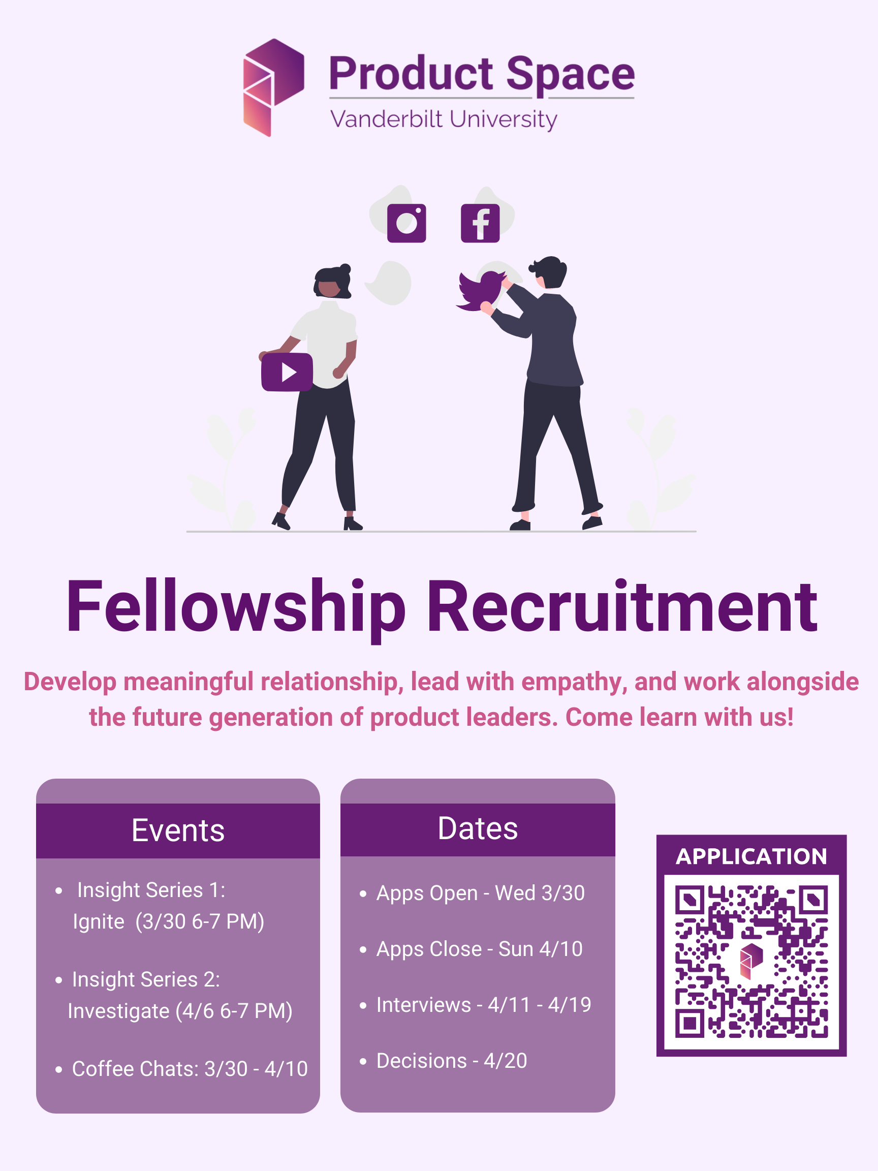 Product Space Fellowship Recruitment | InnerVU | Vanderbilt University