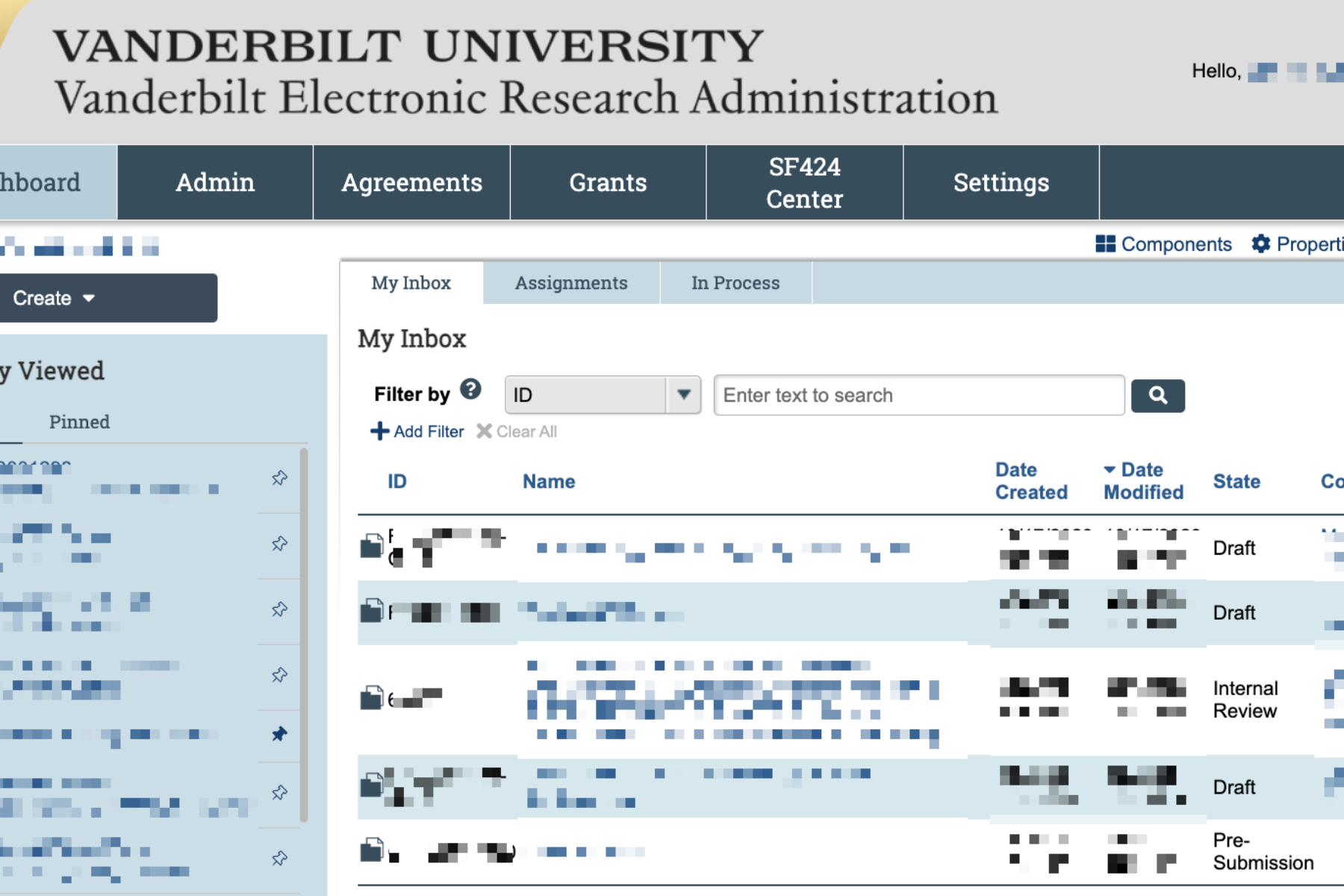 VERA Training Resources | DEPARTMENT FUNDING PROPOSALS | Sponsored ...