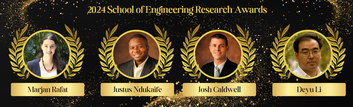 Four VINSE Faculty Win 2024 School of Engineering Research Awards ...